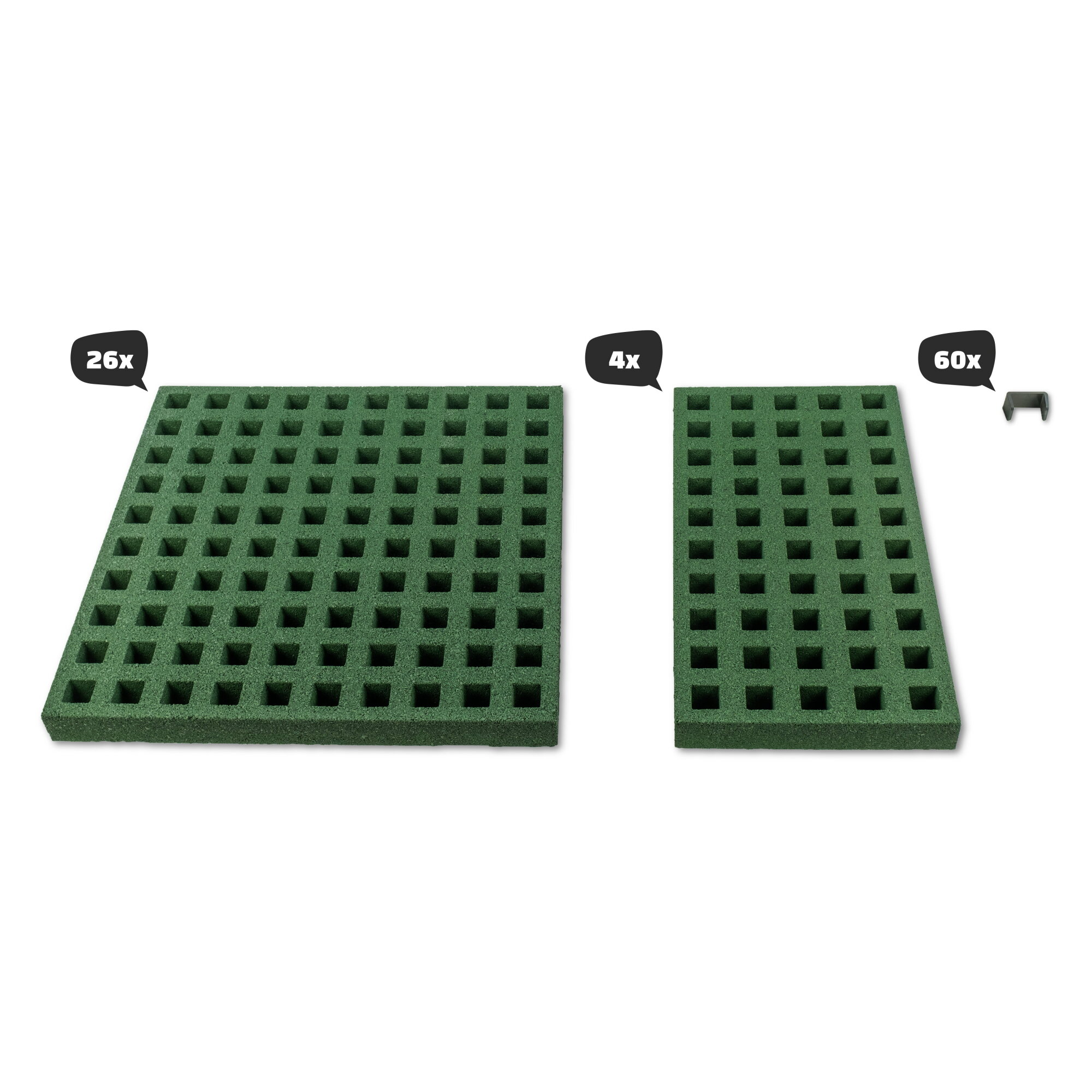 Dalles de sécurité EXIT Freezone pour trampoline 244x427cm | EXIT Toys