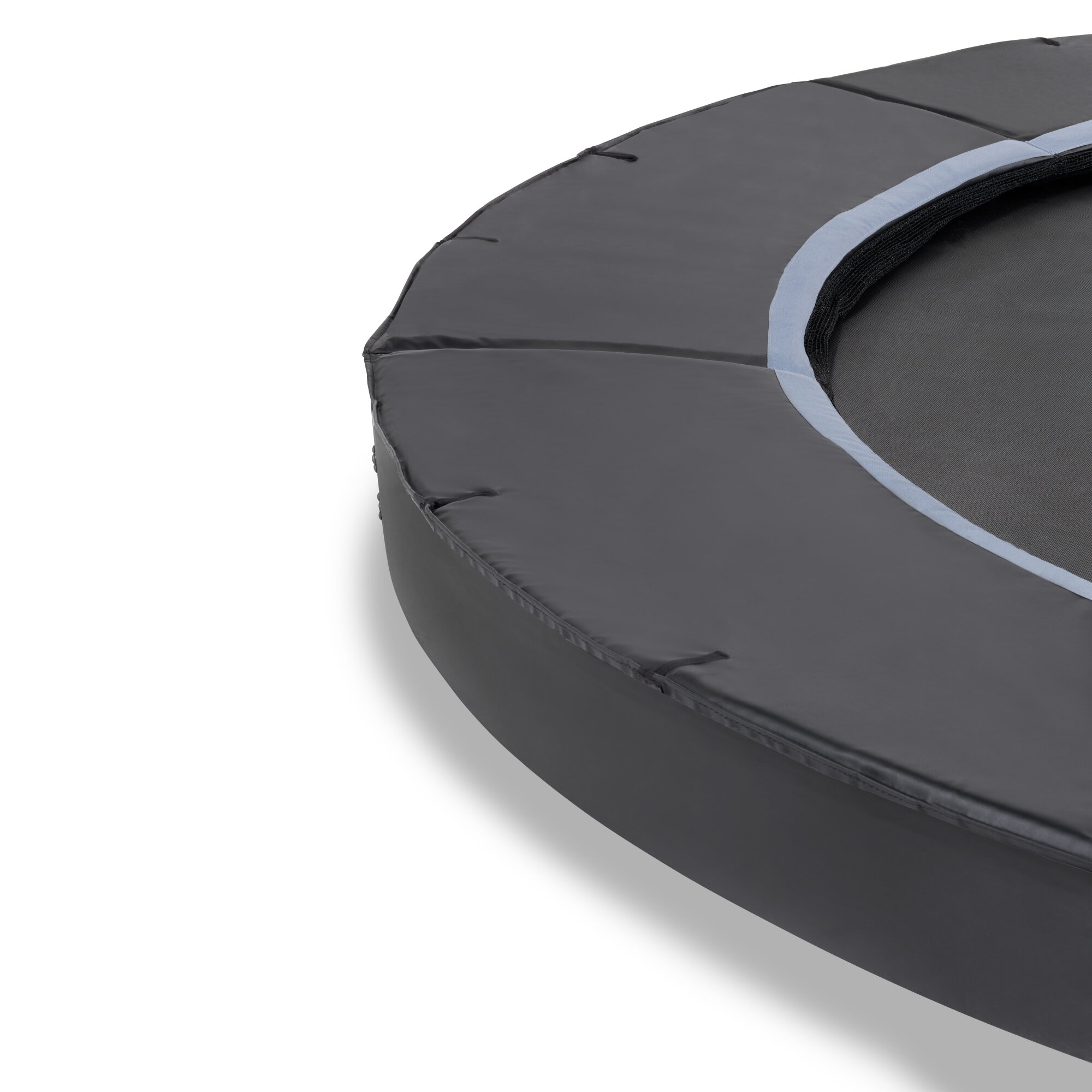 Trampoline enterré au niveau du sol EXIT Dynamic sports ø366cm - noir ...