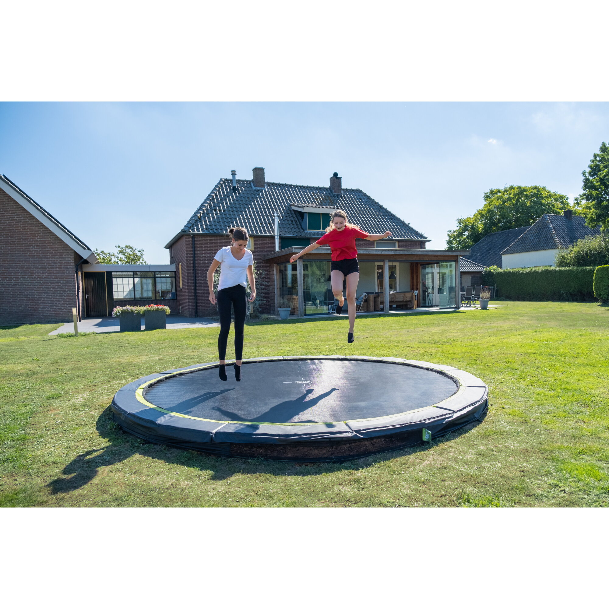 Trampoline enterré EXIT Silhouette sports ø427cm - rose | EXIT Toys